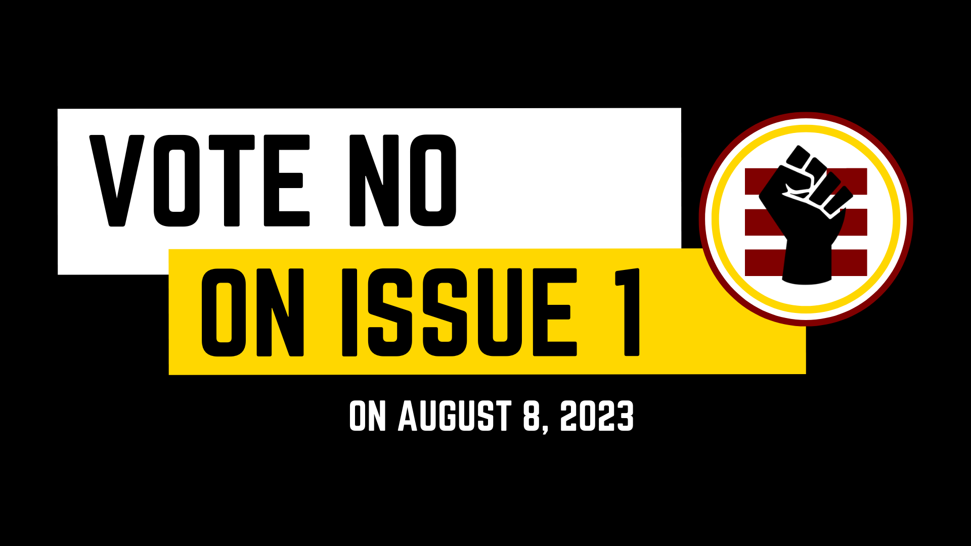 Vote NO on Issue One in the August 8, 2023 Special Election - Stow ...